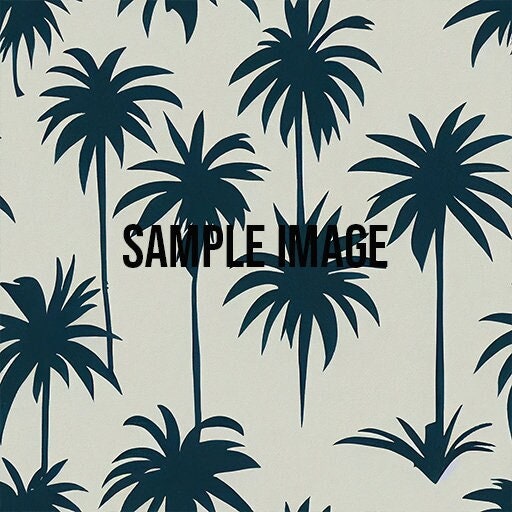 Palm Tree Cut Out Seamless Print - Etsy