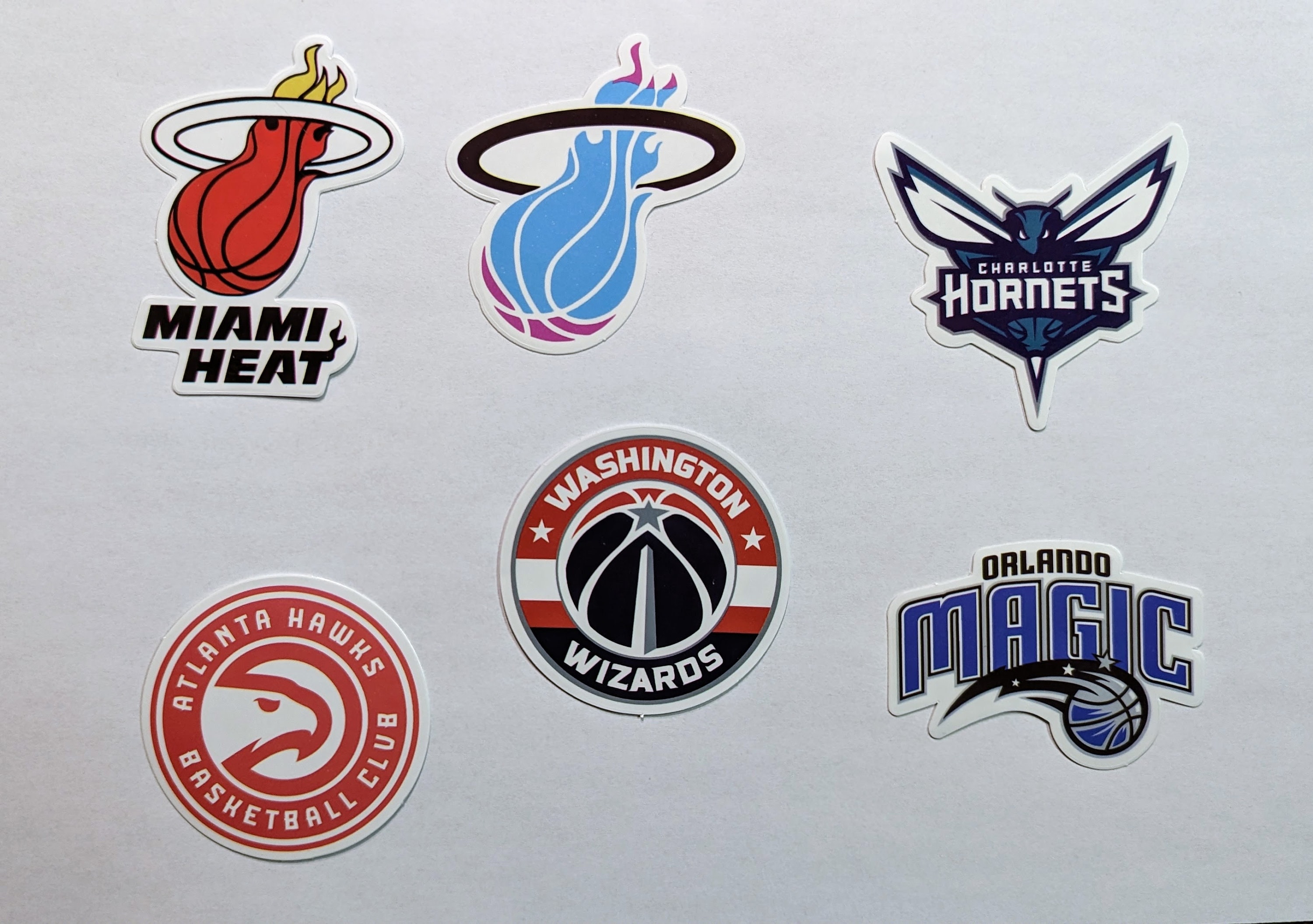 NBA Team Stickers sold by Unit - Etsy