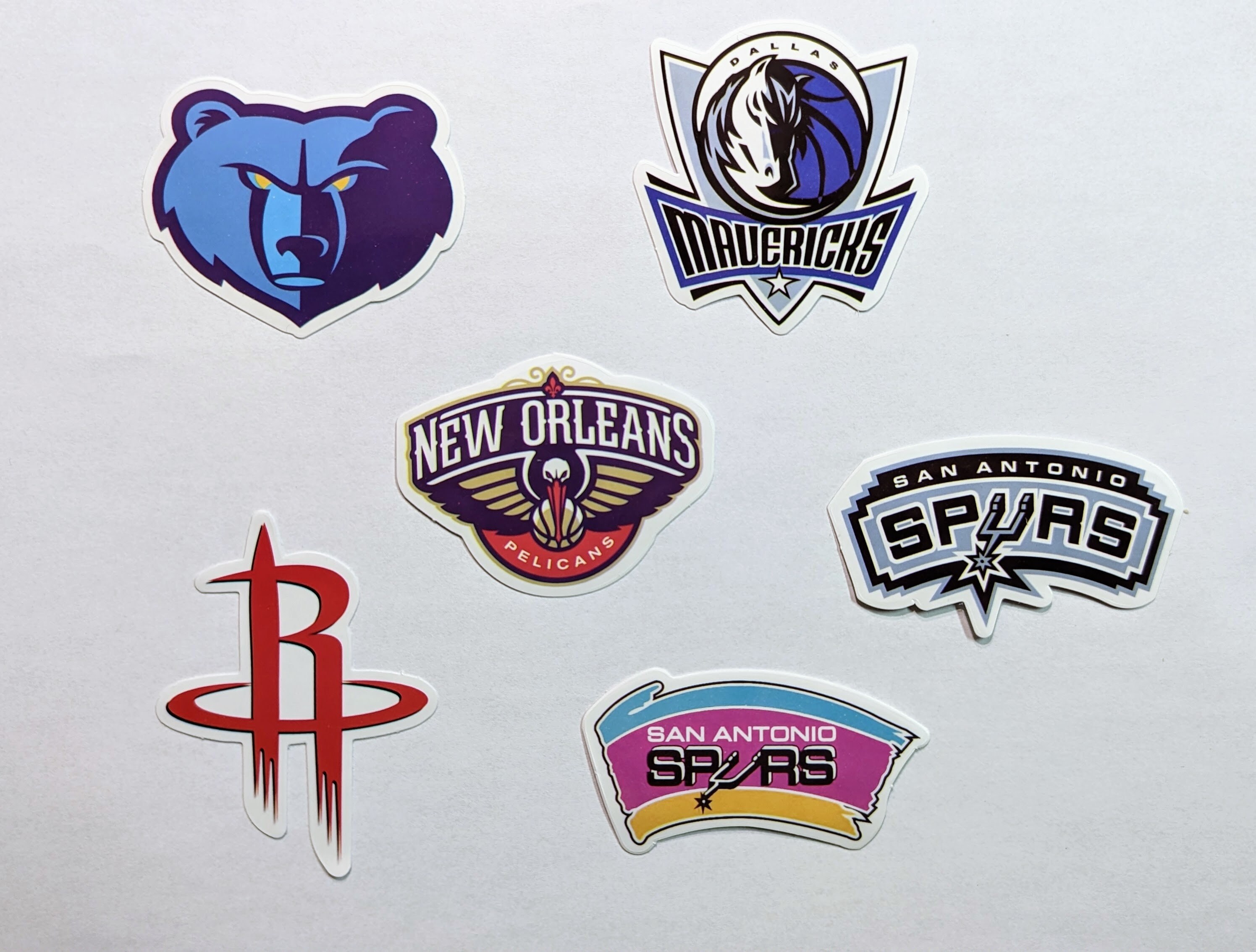 NBA Team Stickers sold by Unit - Etsy