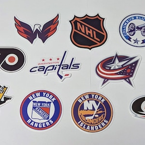NHL Team Stickers (sold by Unit) - Etsy