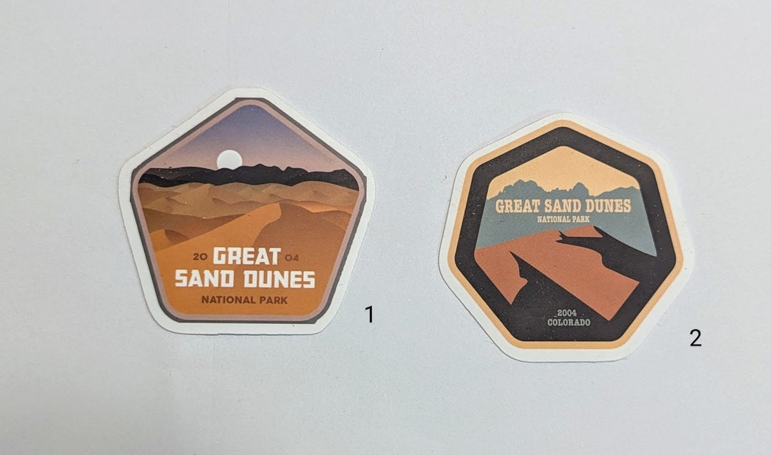 Great Sand Dunes National Park Stickers (sold by Unit) - Etsy