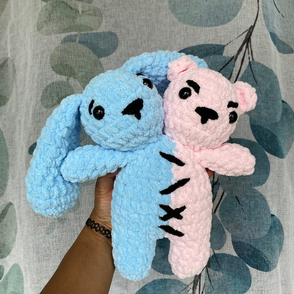 Two Headed Plush - Etsy
