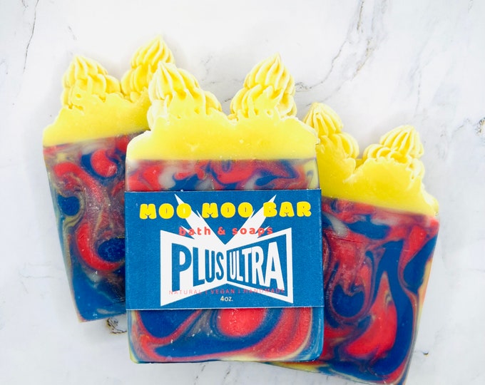 Plus Ultra Soap, MHA Inspired, Anime Soap, All Might, Handmade Soap Bar ...