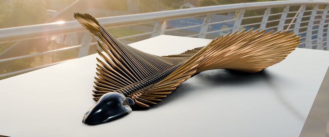 Kinetic Parametric Stingray Sculpture - Etsy