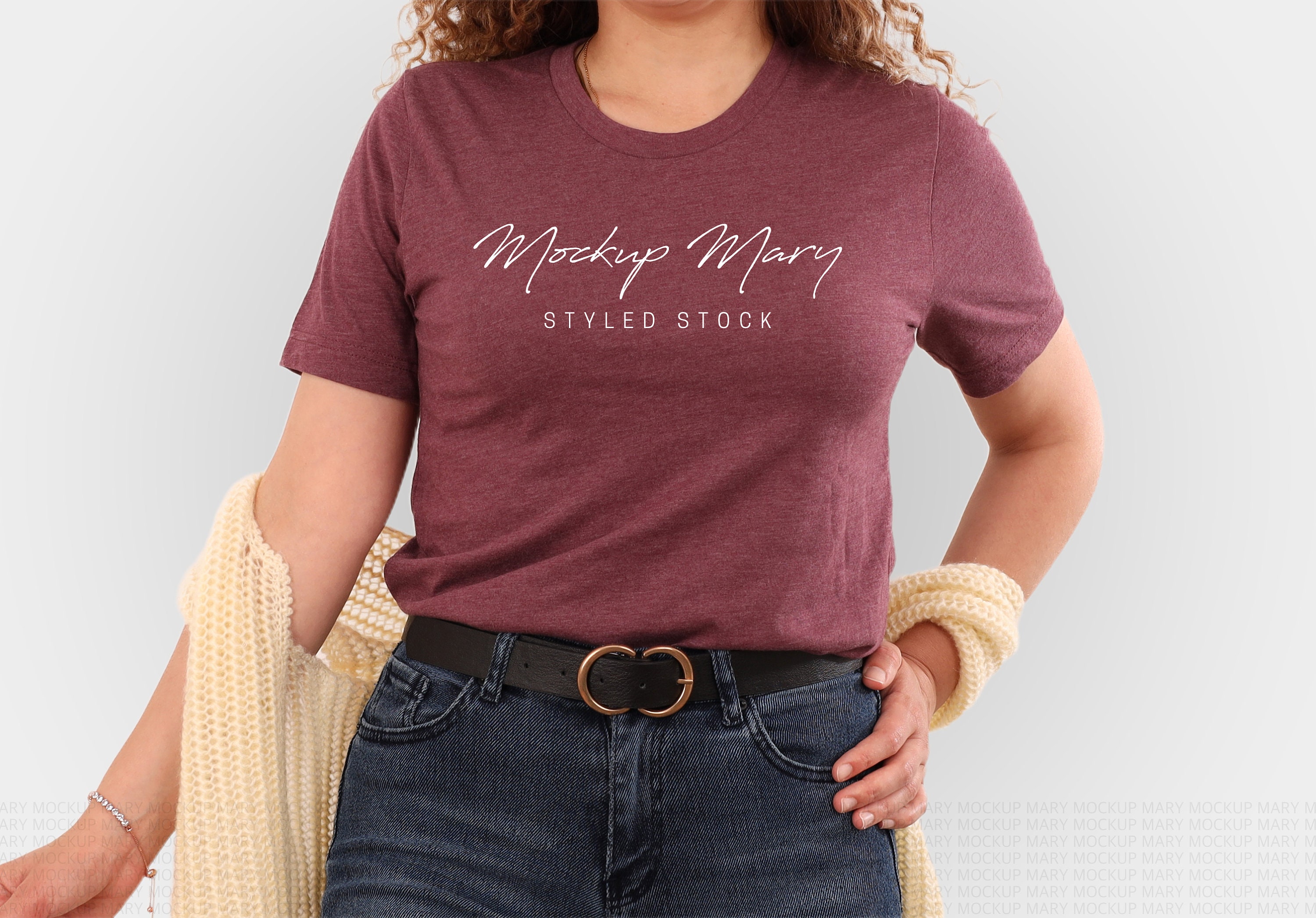 Heather Maroon Bella Canvas 3001 Mockup, Bella Canvas 3001 Mockup ...