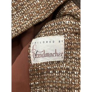Vintage John Wanamaker Brown Tweed Jacket Skirt Suit Set - Etsy