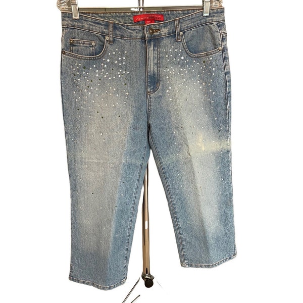 Rhinestone Jeans Women - Etsy