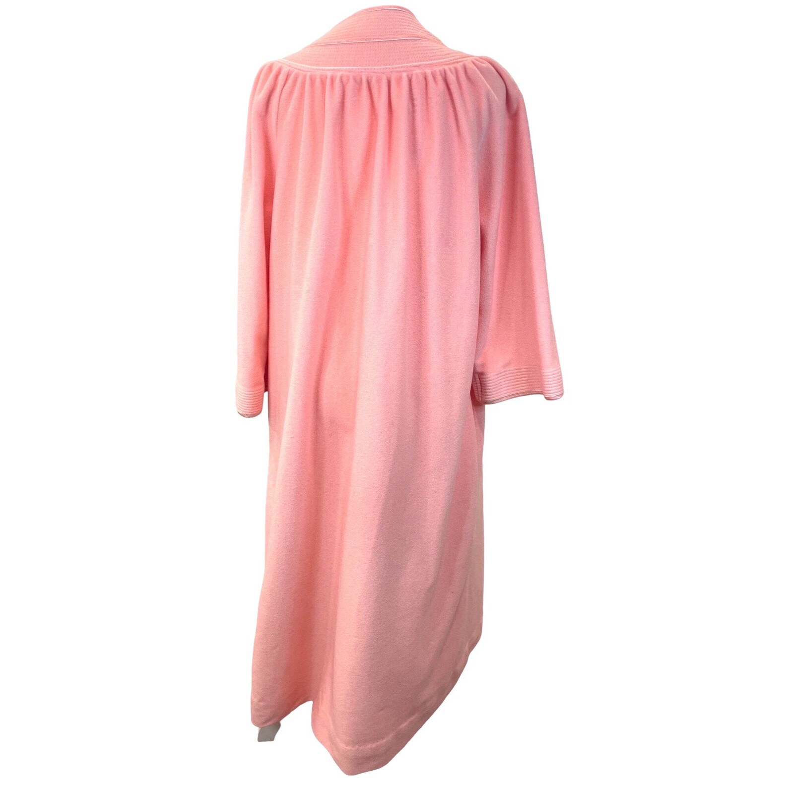 Vintage 80s Evelyn Pearson Pink Lush Full Zip Warm Robe Housecoat - Etsy
