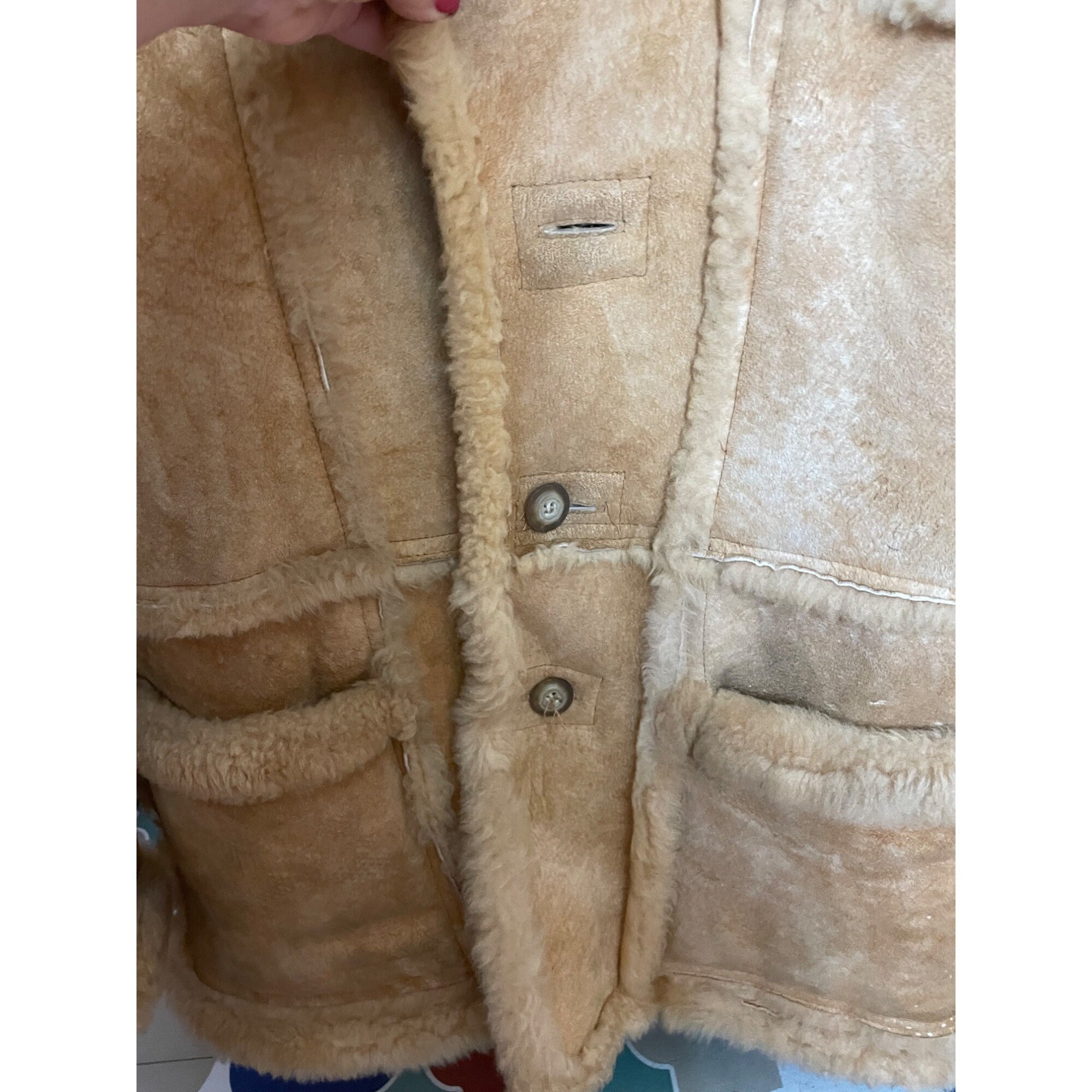 Vintage 1960s Heavy Shearling Sheepskin Coat Rancher - Etsy
