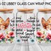 130 Designs Blessed Mama 16oz Libbey Glass Can, Mama Butterfly Flower ...