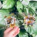 Queen Bee UV DTF Wrap, Honeycomb Floral 16oz Libbey Glass Cup Decal ...