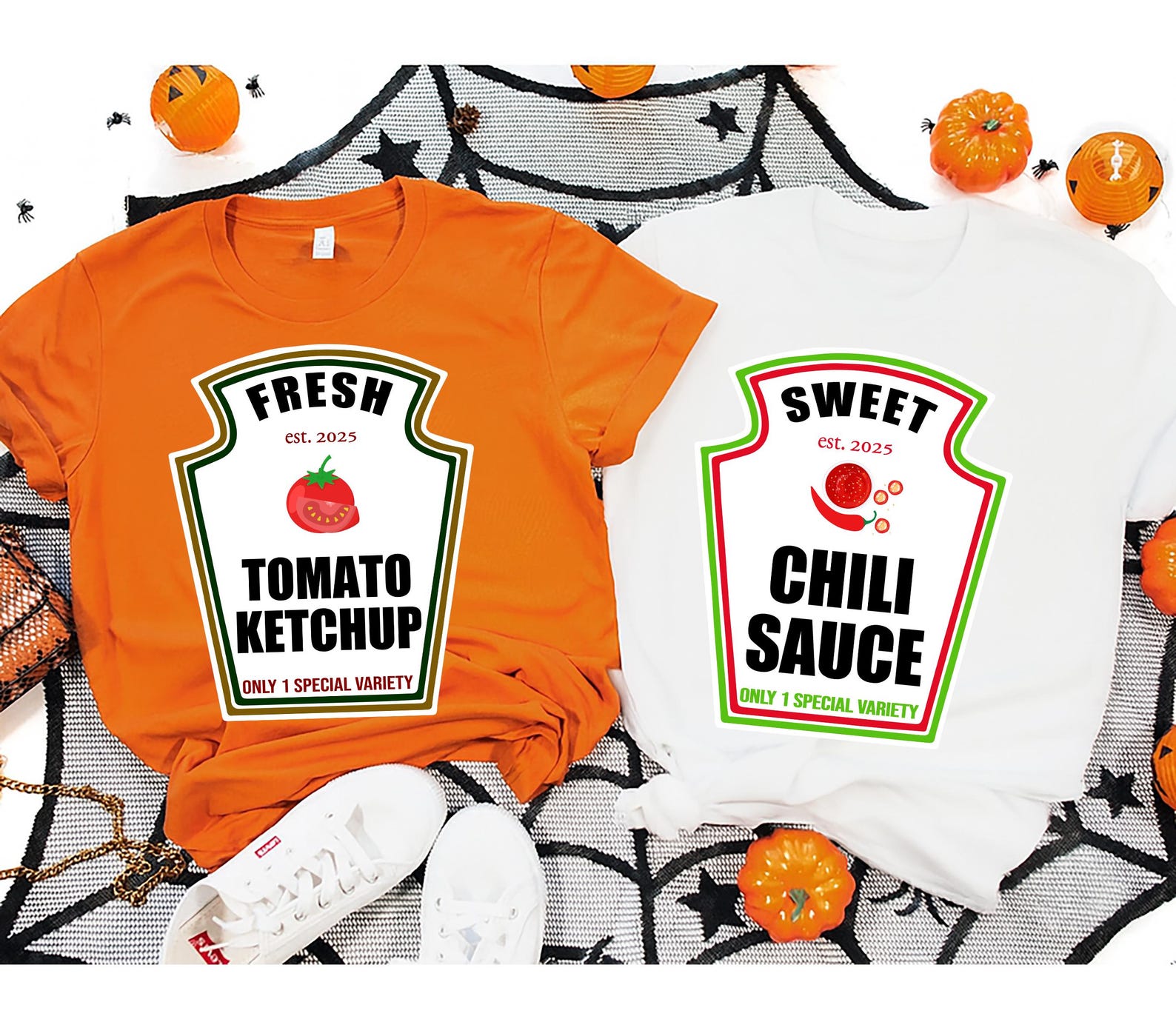 Funny Matching Condiment Halloween Shirts – Soy Sauce, Wasabi, Sriracha ...