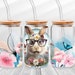 Easter Bunny Glass Can Wrap Png, Bunny Coffee Cup, Rabbit Peeps, Bunny ...