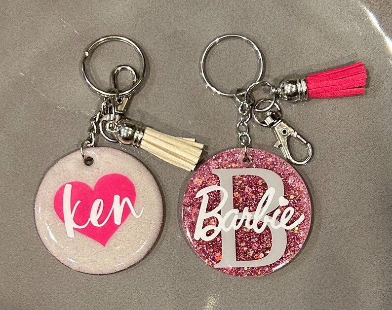 Barbie Keychain / Barbie Bag Tag / Kid Keychain / Backpack Tag / Gifts ...