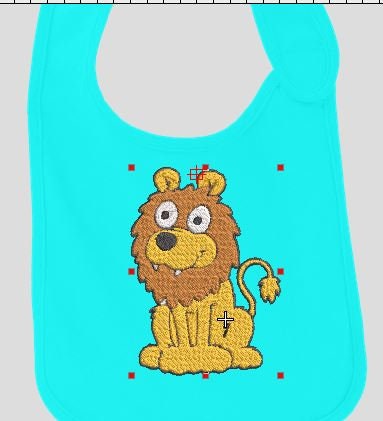 Baby Lion Cartoon Character in 3 Sizes Pes, Dst, Hus, Jef, Exp, Xxx ...