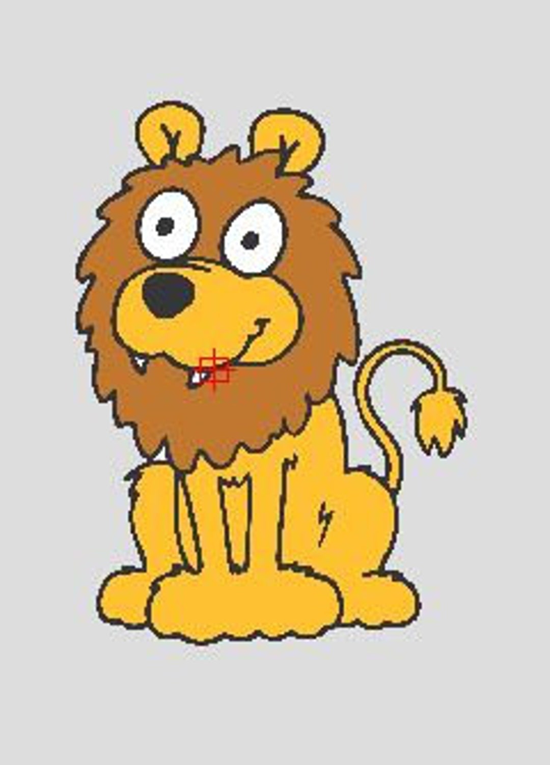 Baby Lion Cartoon Character in 3 Sizes Pes Dst Hus Jef - Etsy