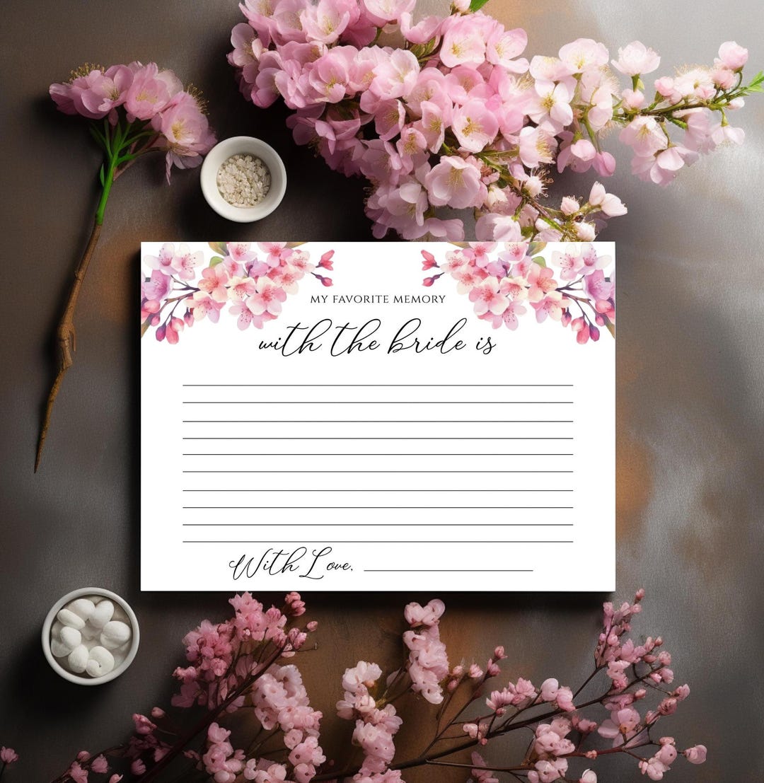 Pink Floral Bridal Shower Game, Printed, Printable, Digital, Bridal ...