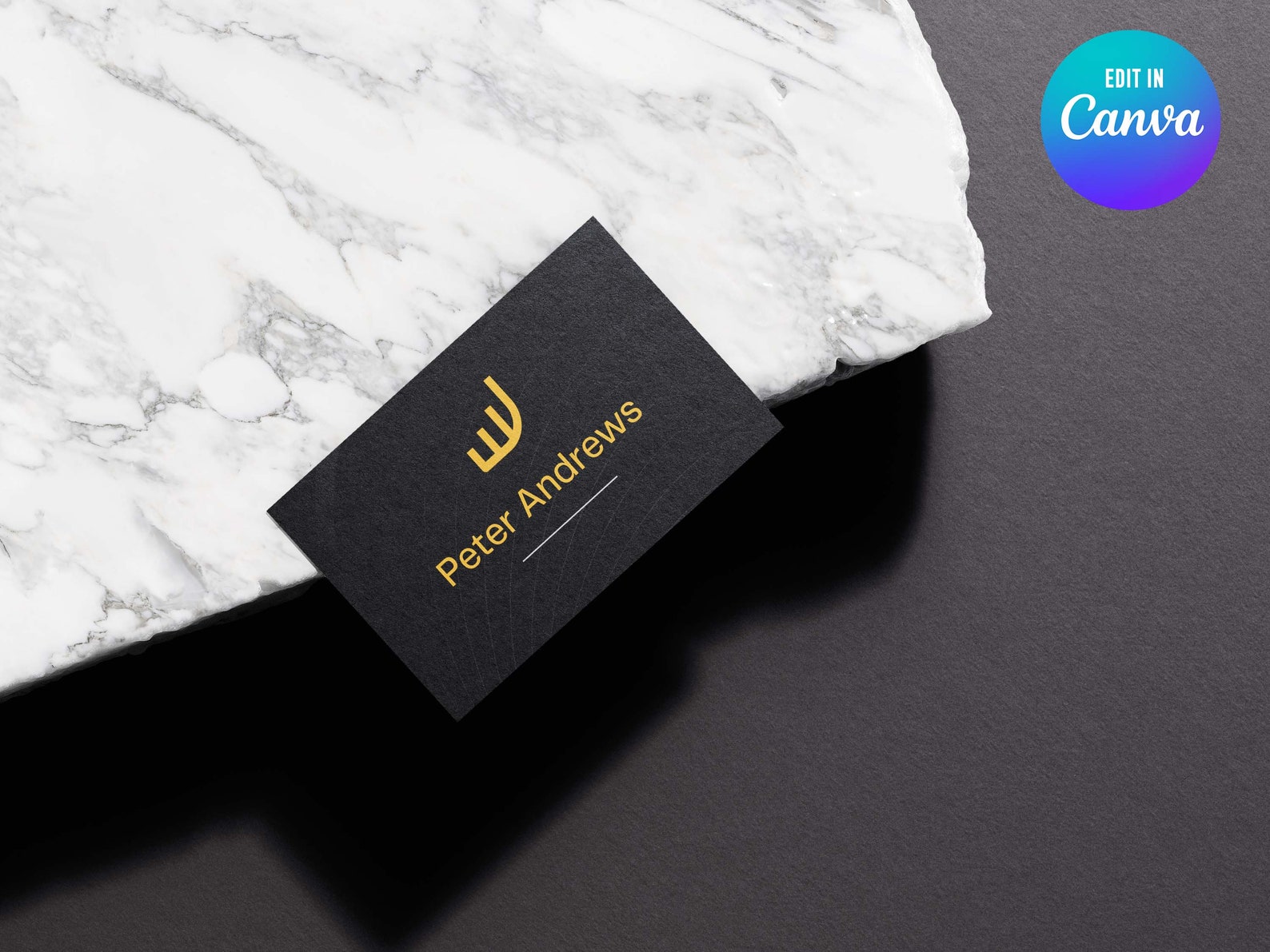 Financial Business Card Template, Editable Business Card, Printable ...