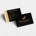 Financial Business Card Template, Editable Business Card, Printable ...