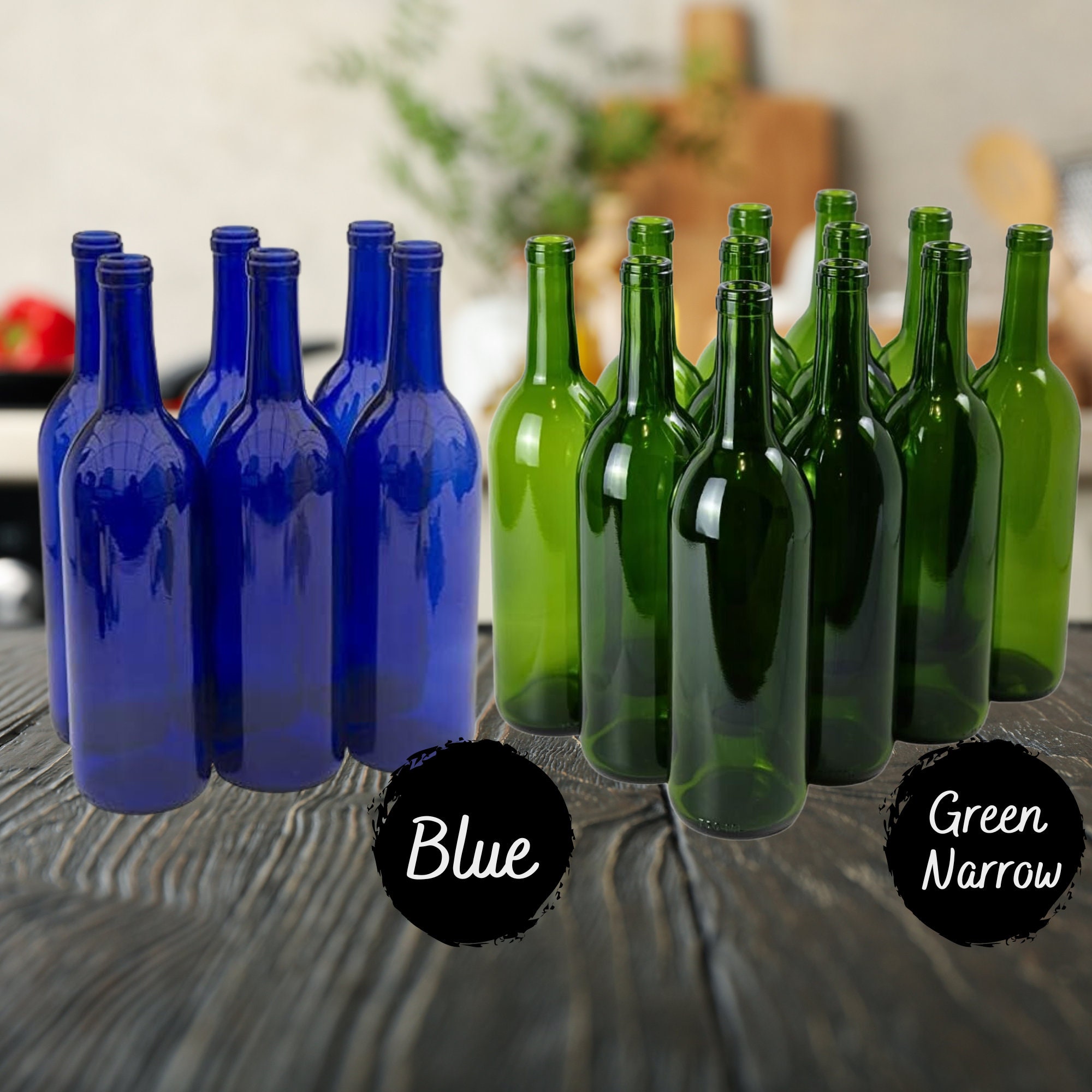Empty Wine Bottles for Crafts: Wedding Centerpieces, DIY Decor - Etsy