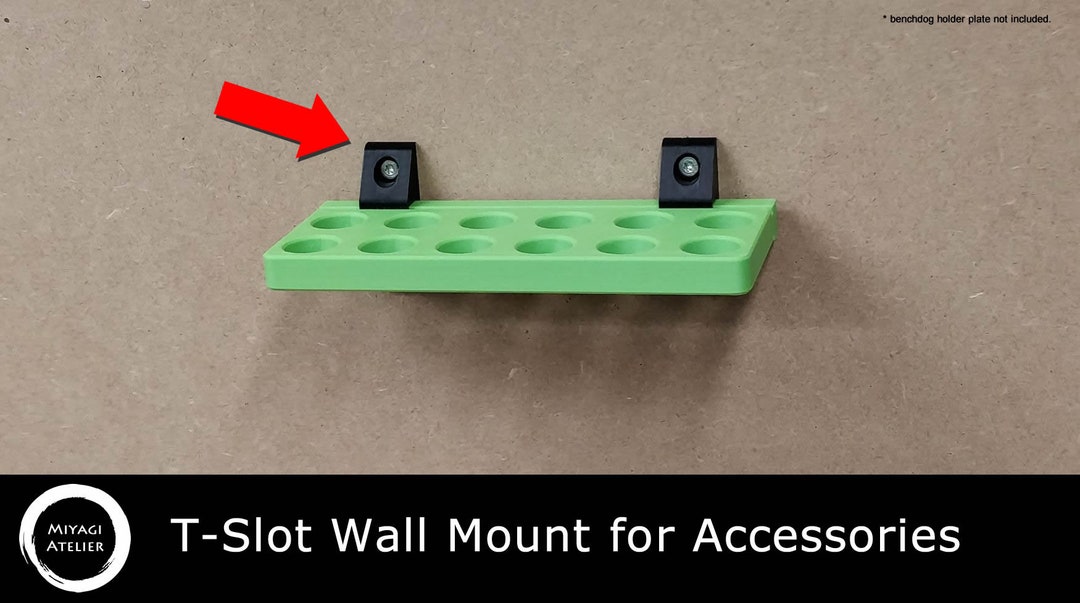 T-slot Wall Mount for Accessories (pack of 4) - Etsy