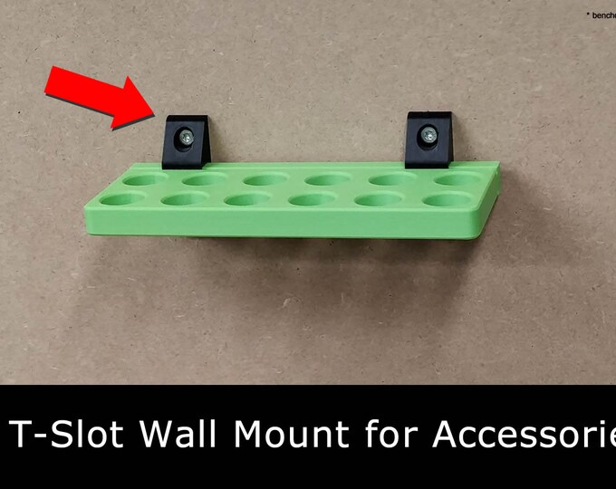 T-slot Wall Mount for Accessories (pack of 4) - Etsy