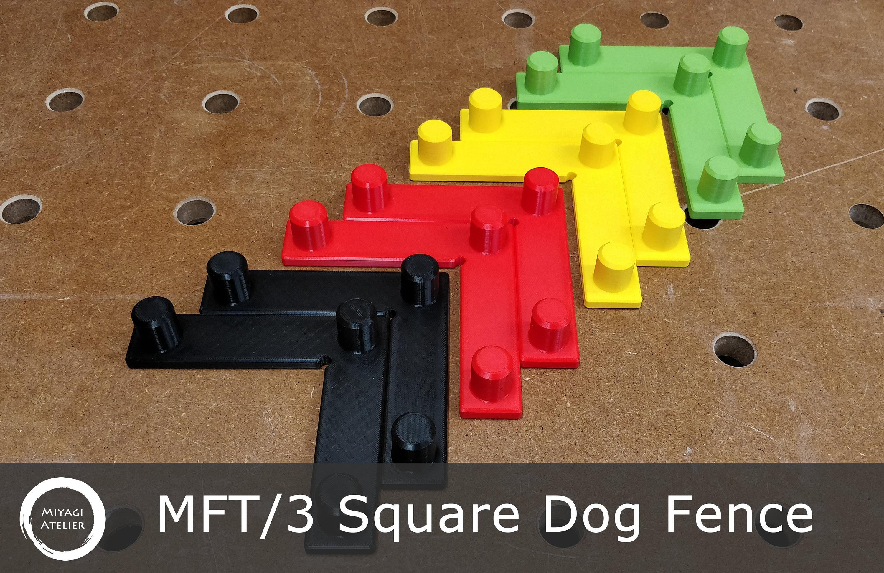 Low Profile MFT Bench Dog Square Fence 20mm (set of 2) - Etsy