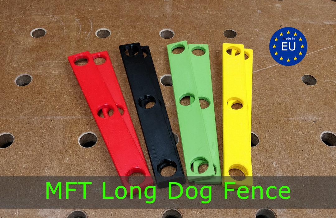 Low Profile MFT Bench Dog Straight Fence 20mm set of 2 - Etsy