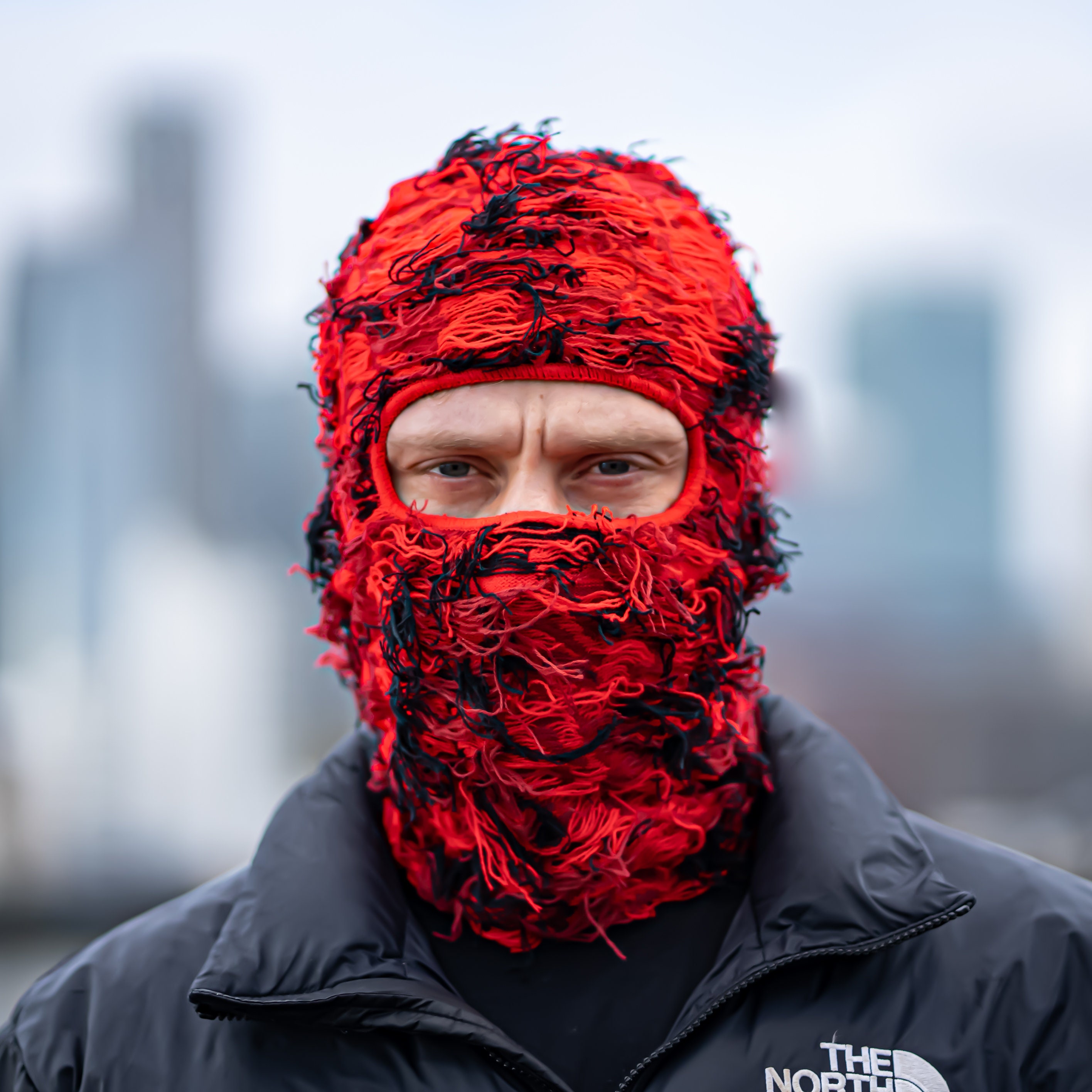 Original Knitted Balaclava Yeat Style Distressed Camo Ski Mask - Etsy UK