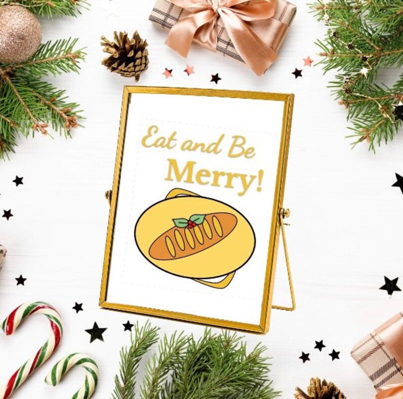 Hot Cocoa Bar Sign, Printable Hot Chocolate Bar Sign, Christmas Party ...