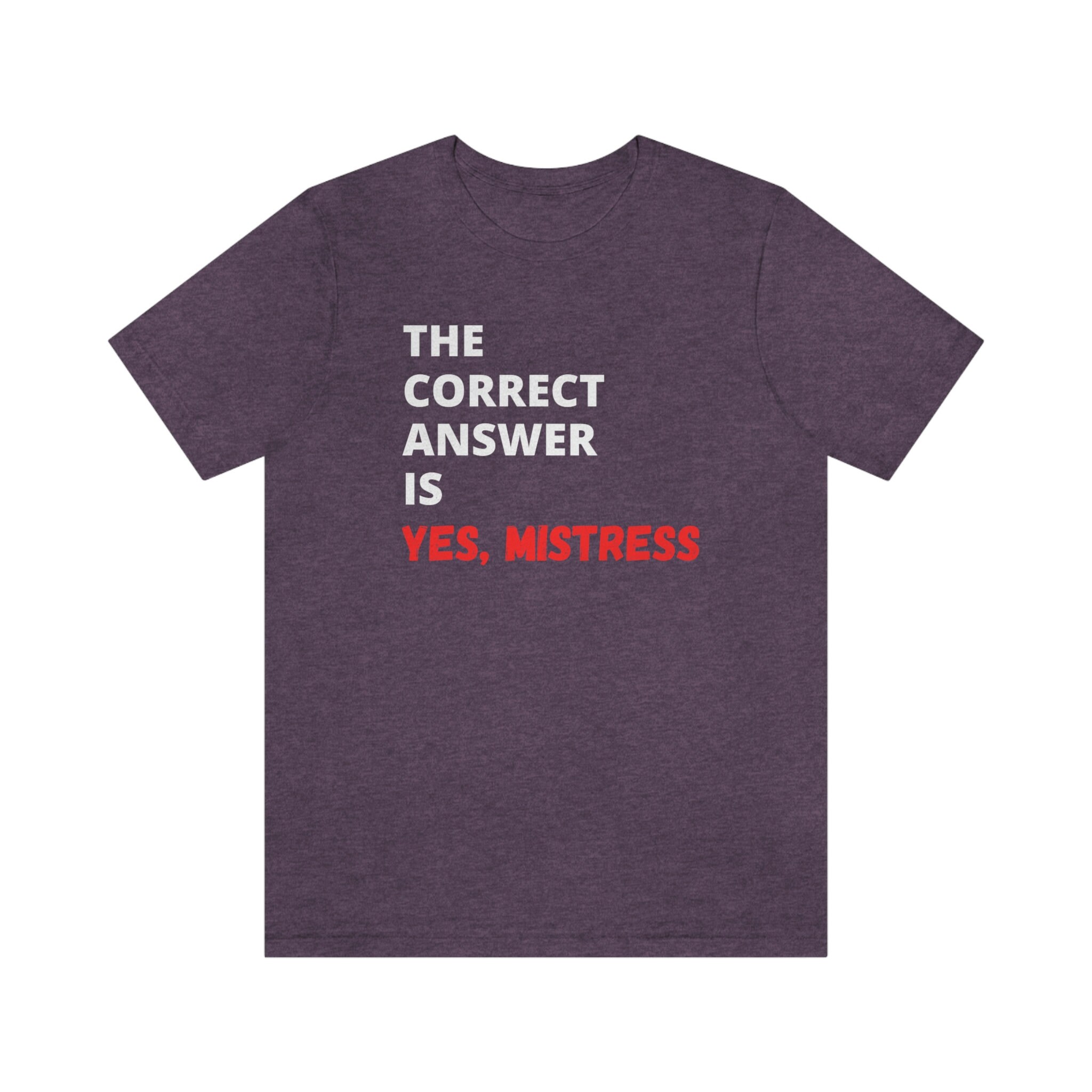 Yes Mistress T-shirt - Etsy