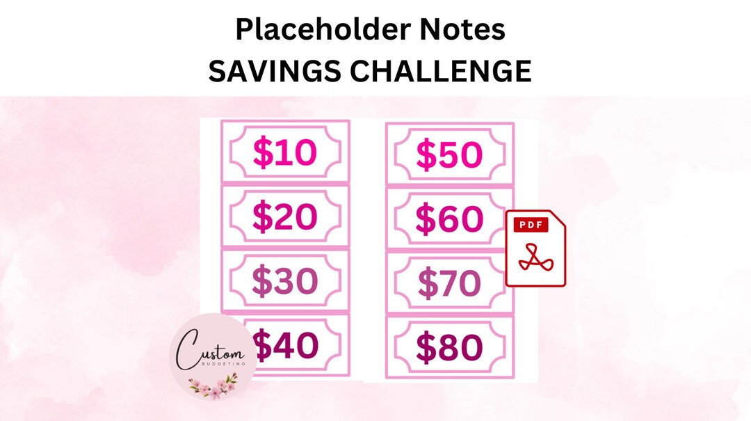 Placeholder Notes- PDF - Etsy