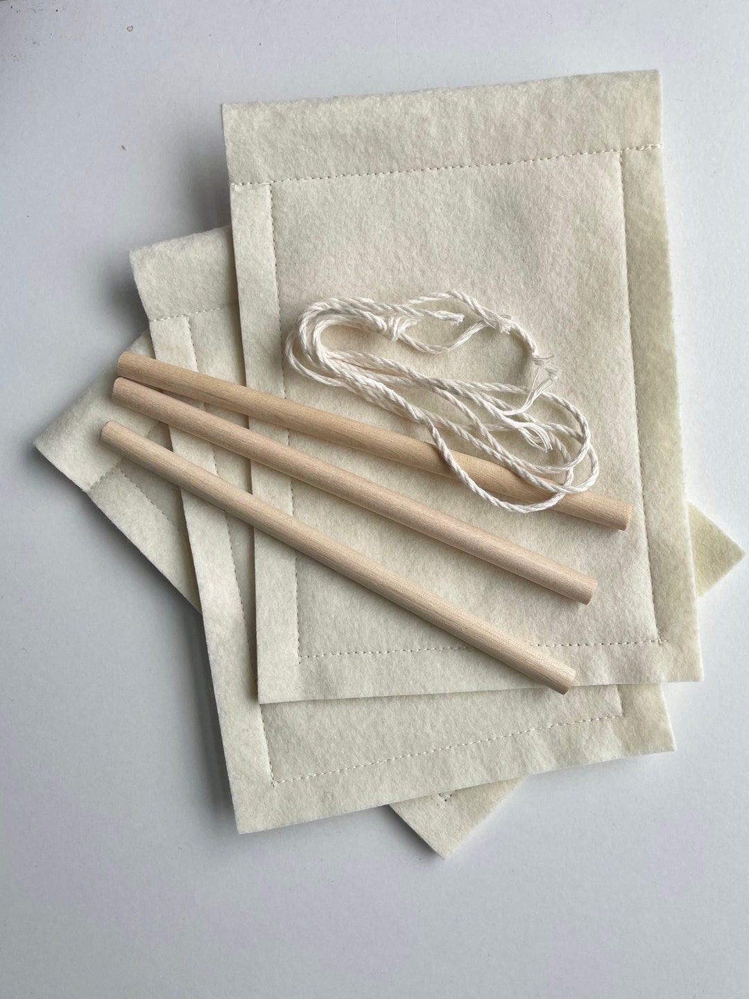 DIY Mini Banners, 3, Pack, Mini Camp Flag, Felt Craft, Banner Craft - Etsy