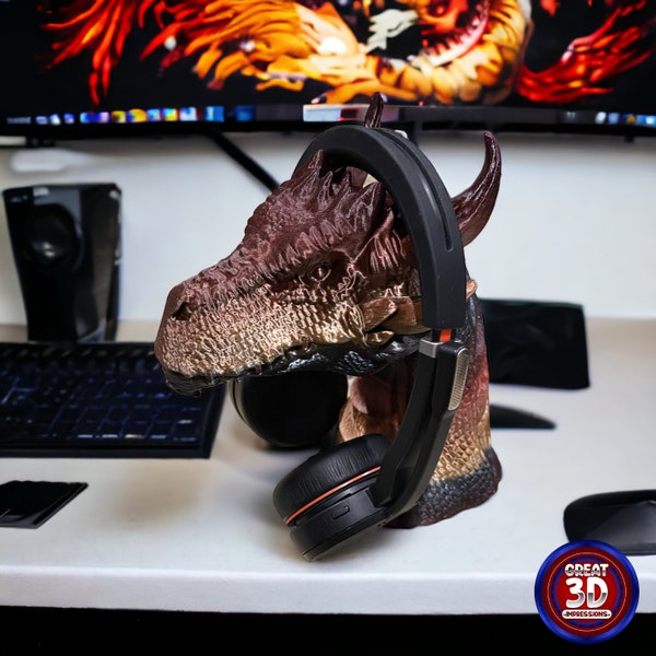 Dragon Headphone Stand - Etsy