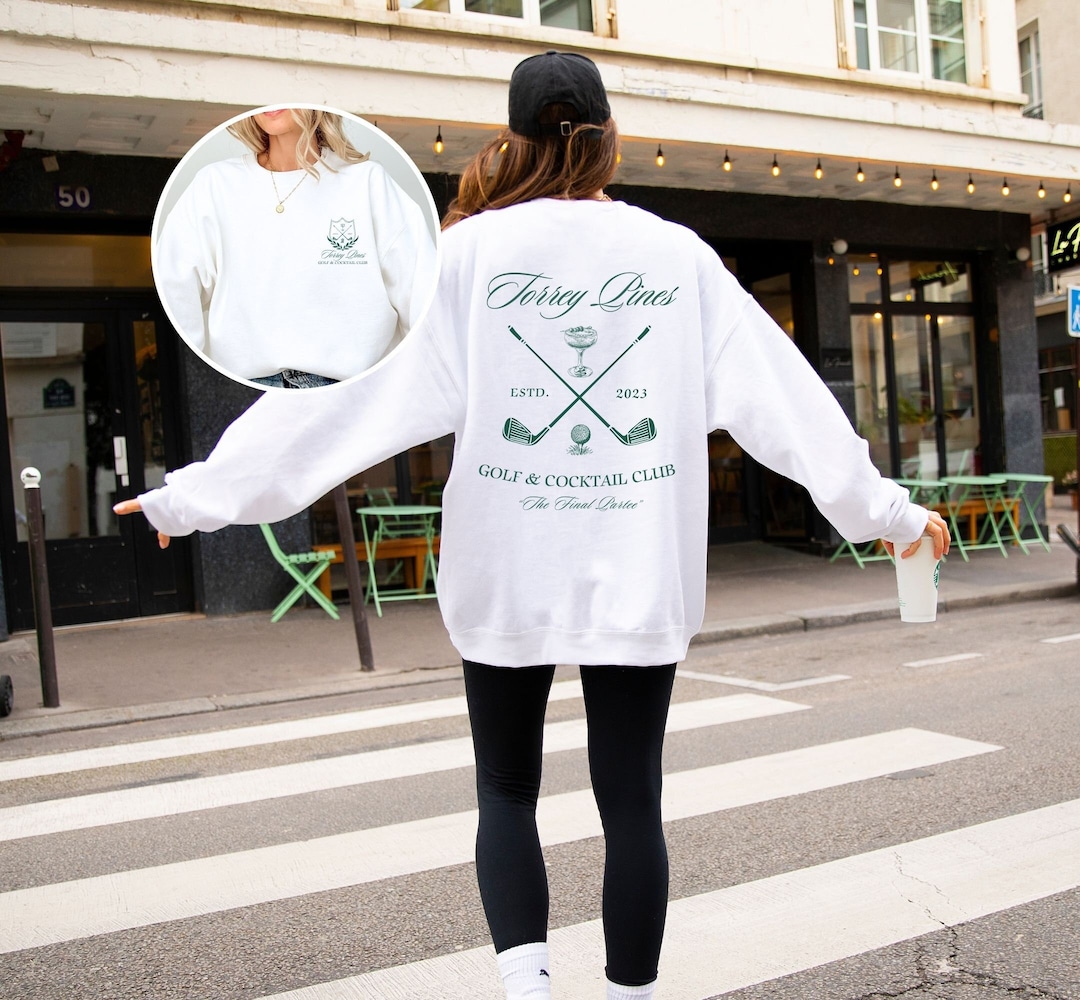 Golf Sweatshirt Custom Bachelorette Favors, Trendy, Bridal Party ...