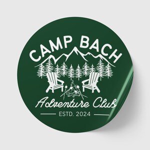 Custom Stickers Camp Bachelorette Decor, Vinyl Stickers Custom Camp ...
