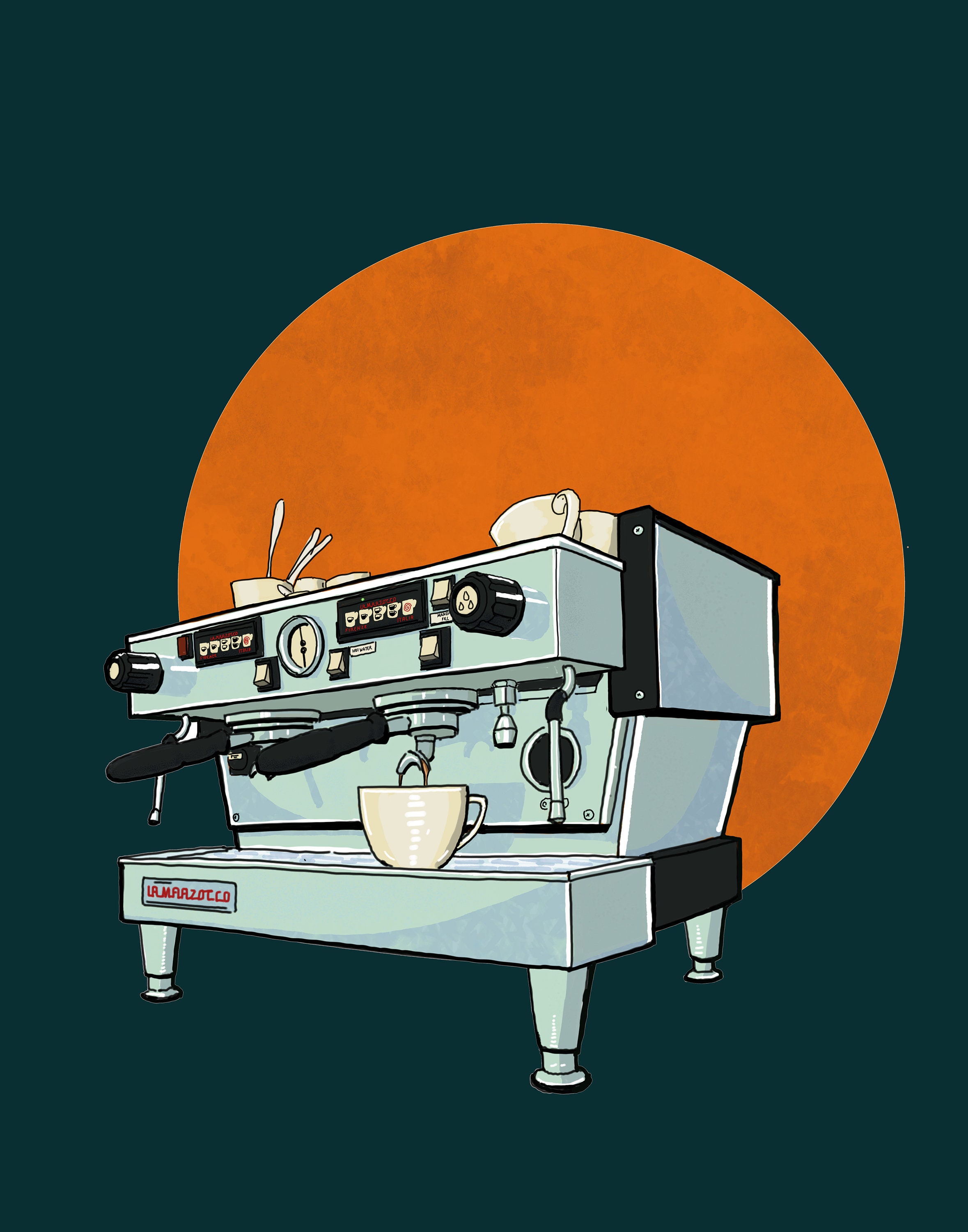 La Marzocco Linea Print: Elevate Your Décor With Iconic Espresso ...