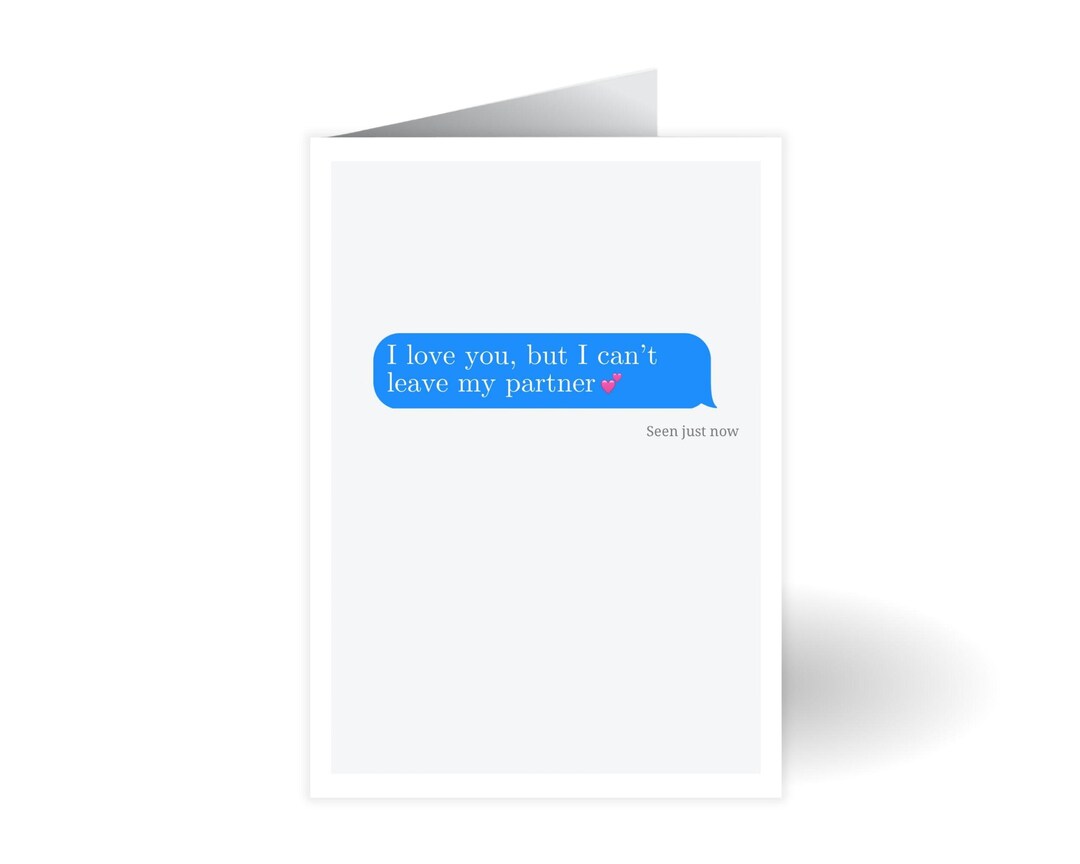 Truth Text Greeting Card – Transparent Relationship Card - Etsy