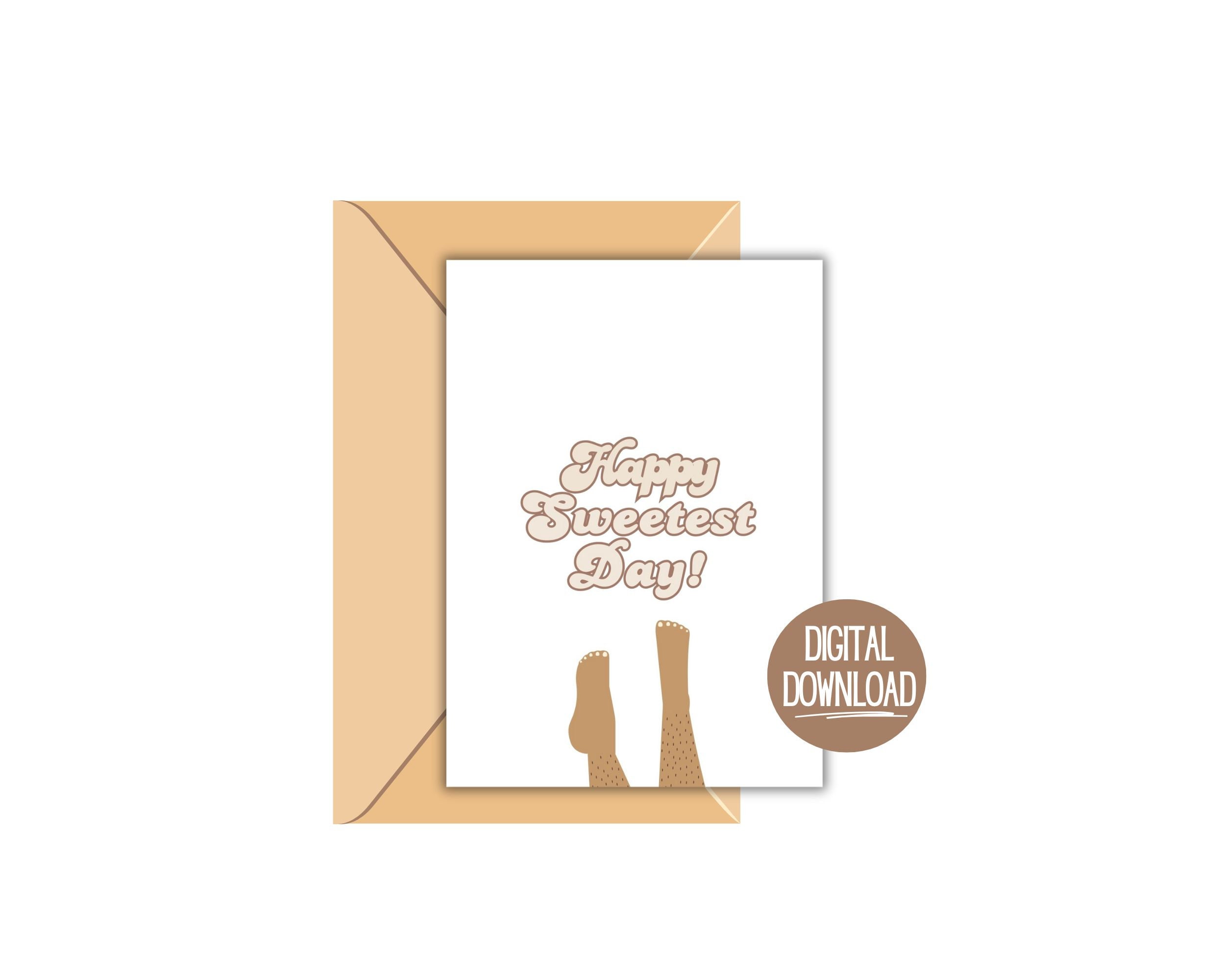 Dude Legs Sweetest Day Printable Greeting Card LGBTQ Love Card - Etsy