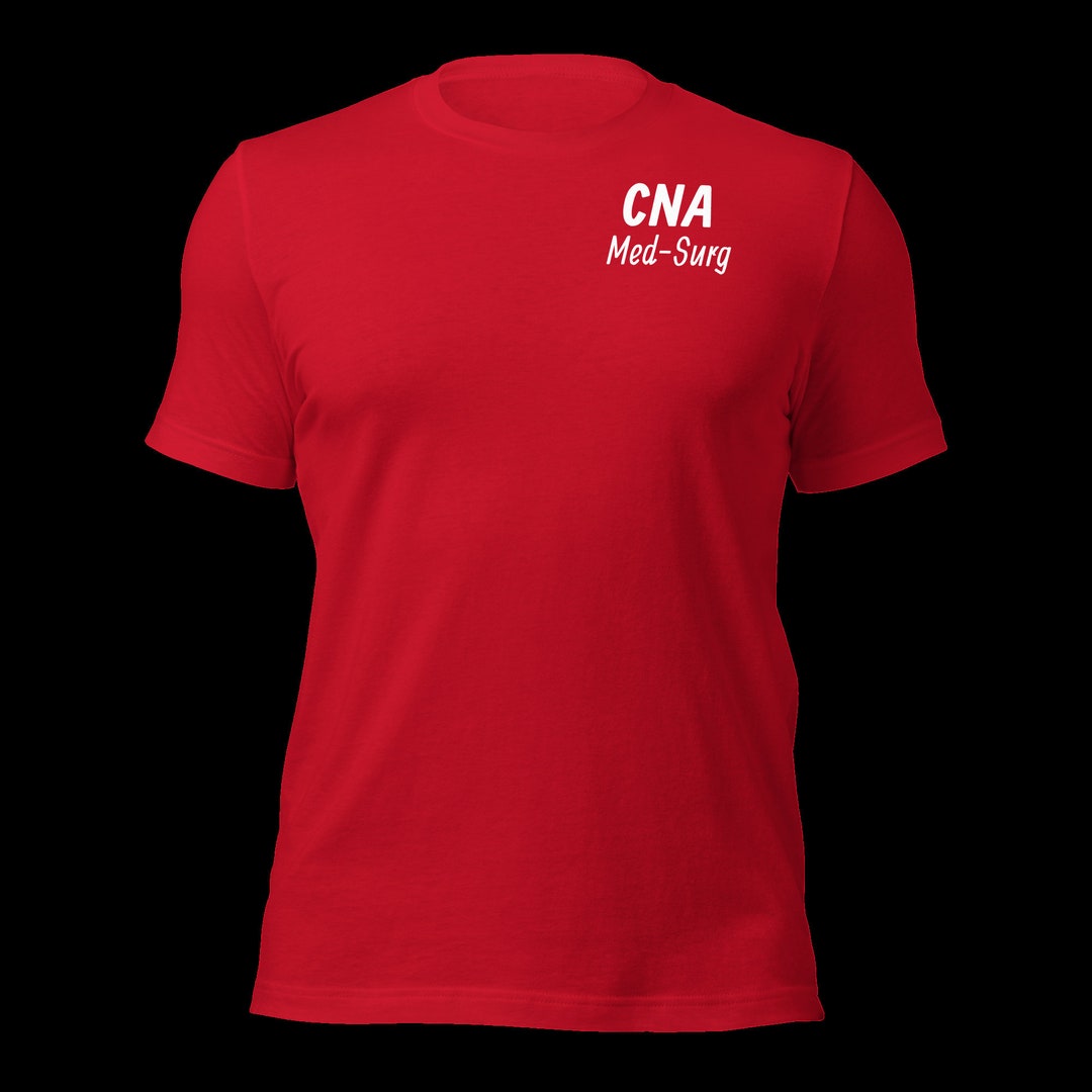 Med-surg CNA back Wording - Etsy