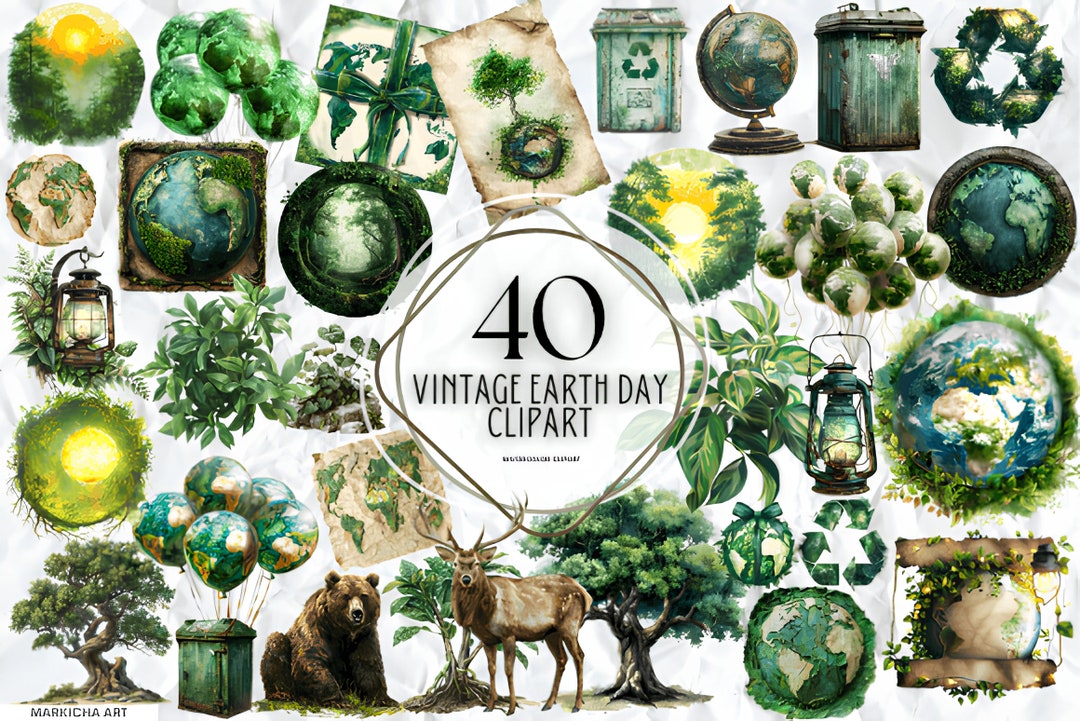 Earth Day Clipart, Environment Clipart, Love Earth Clipart, Eco ...