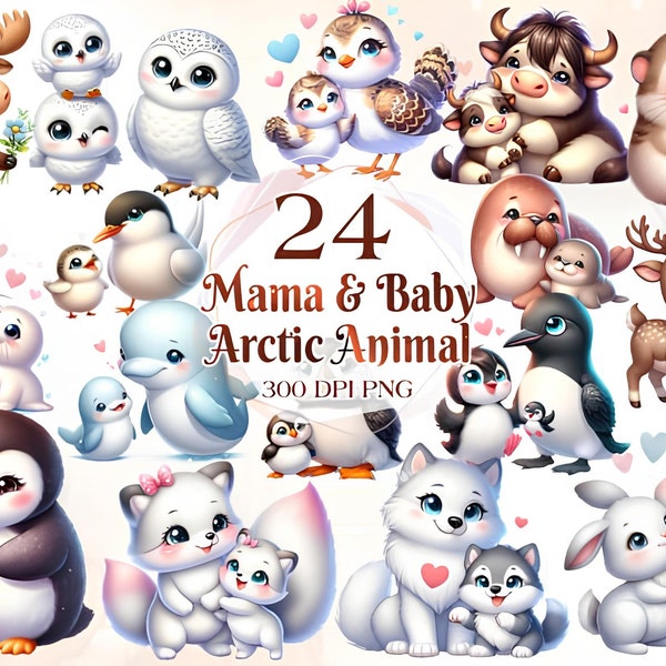 Cute Animals Clipart - Etsy