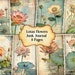 Lotus Flowers Junk Journal Kit, Vintage Lotus Flower Junk Journal Pages ...