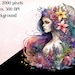 20 PNG Watercolor Fantasy Mermaid Clipart, Mermaid Clip Art, Royal ...