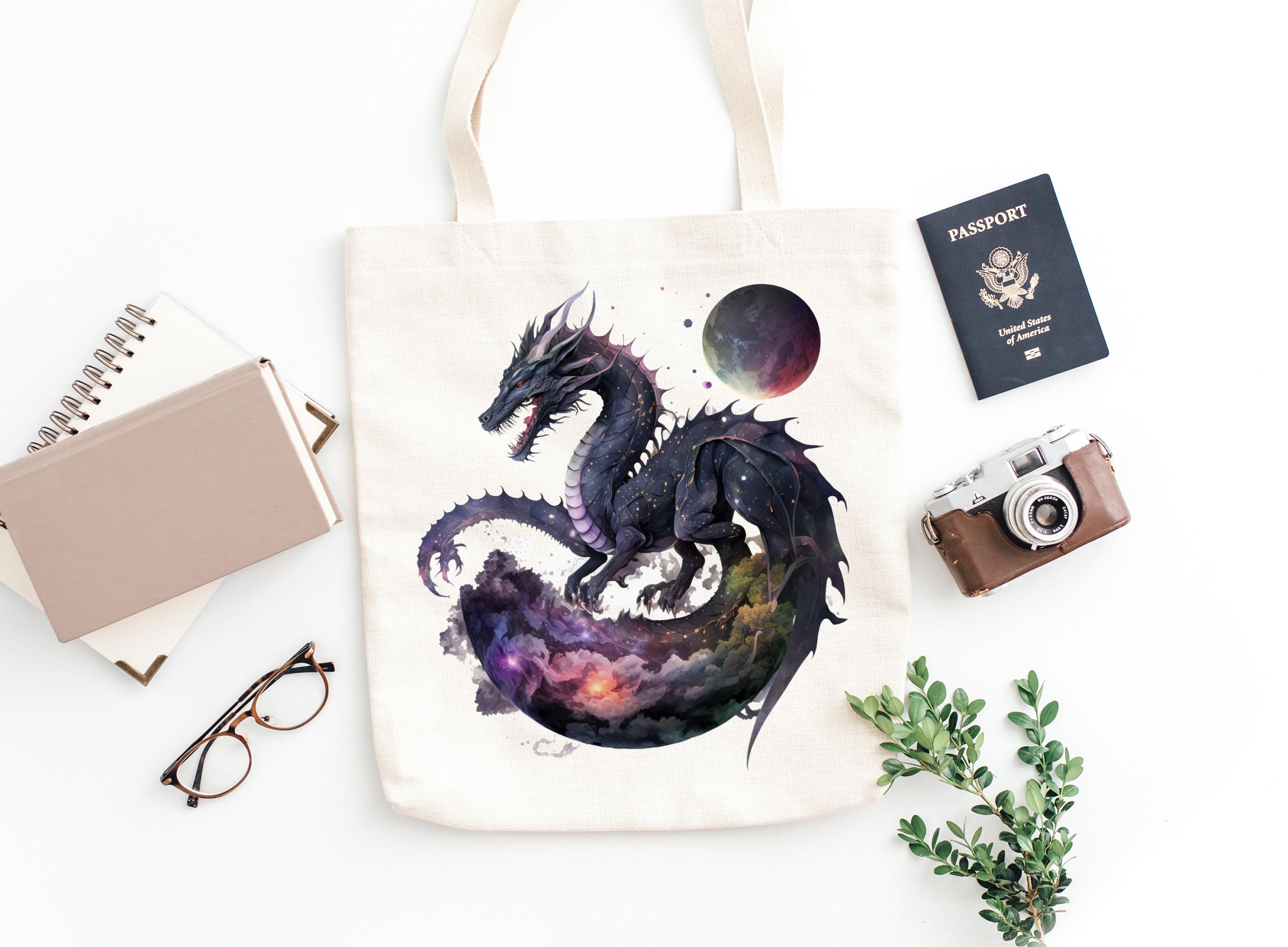 Cosmic Dragons Clipart PNG SVG Full Commercial Use Fantasy - Etsy