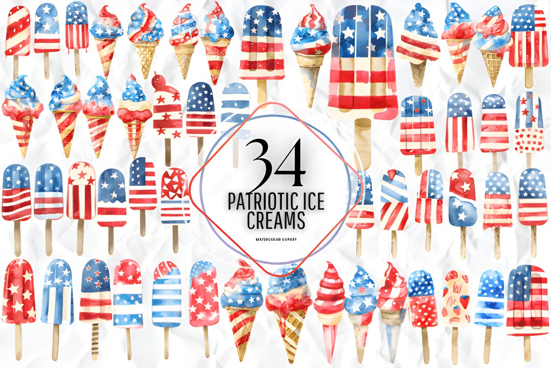 4th of July Clipart Ice Cream Clipart Ice Cream Png Summer Clipart 4th ...