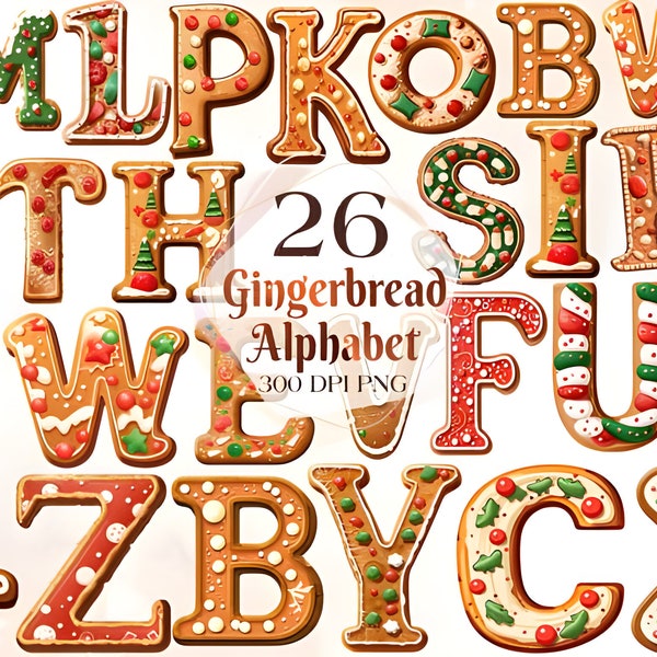 Alphabet Clipart - Etsy