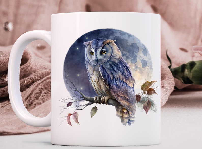 Celestial Owl Clipart, Owl Png, Magic Clip Art, Mystical Clipart ...