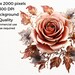 Watercolor Royal Rose Gold Roses Flowers PNG Clipart, Floral Clip Art ...