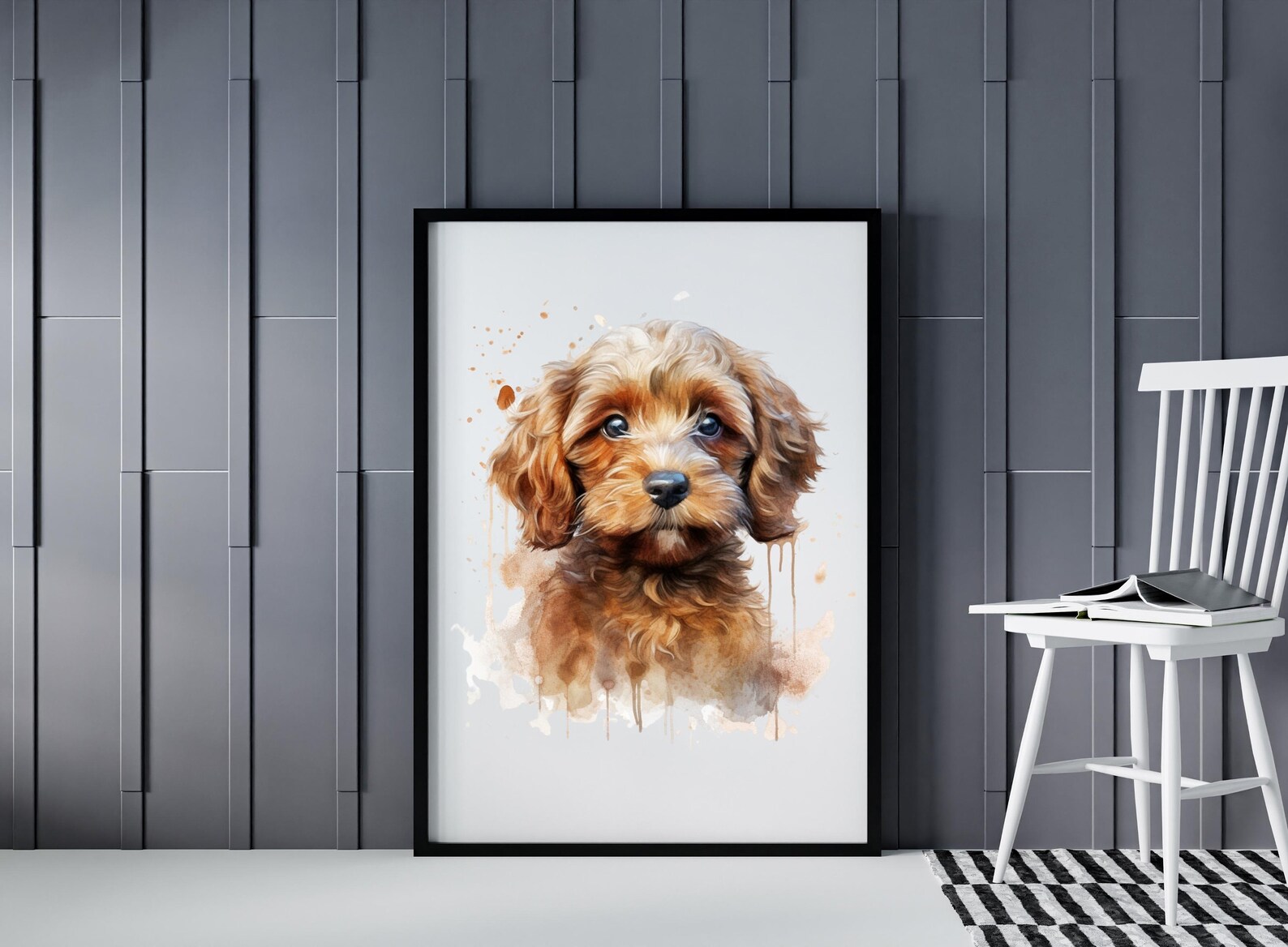 Cockapoo Clipart Cute Dog Clipart Dog PNG Watercolor Cockapoo PNG Dog ...